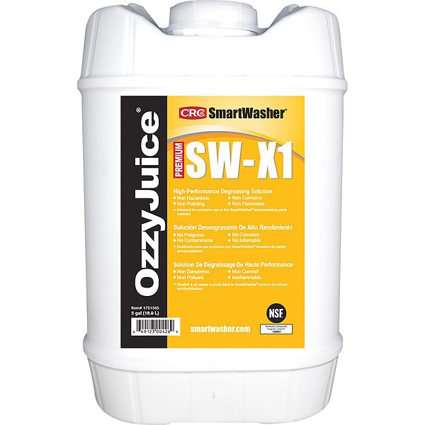 Smartwasher SW-X1 High Performance Degreasing Cleaner/Degreaser, 5 gal ...