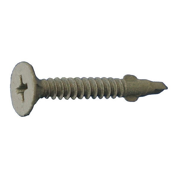 Daggerz Self-Drilling Screw, #8 x 1-5/8 in, Dagger Ceramic Coating ...