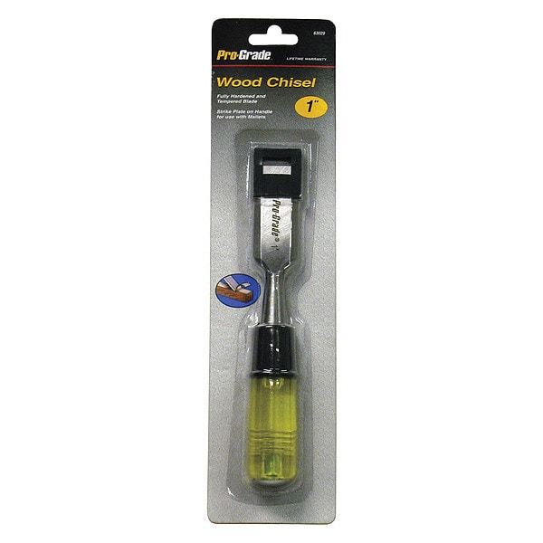 Pro-Grade Tools Wood Chisel, 1" 63029 | Zoro