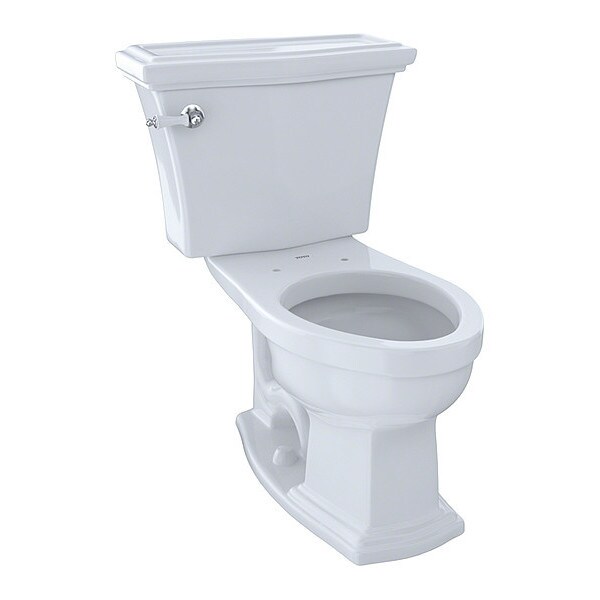 Toto Bowl and Tank, 1.28 gpf, E-Max, Floor Mount, Elongated, Cotton ...