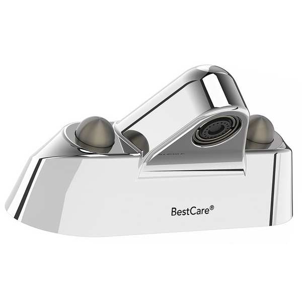 Bestcare Push Button Bathroom Faucet, 4 in Mount, Chrome WH3378-HC | Zoro