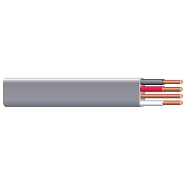 Southwire Non-Metallic Underground Feeder Cable, UF-B, 8 AWG, 3C with ...