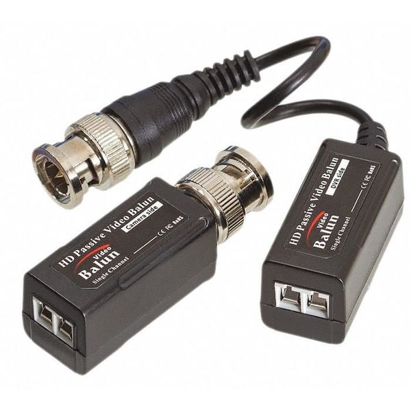 Triplett Video Balun, 5MP, BNC Interface, Black HDB-VSTPT2 | Zoro