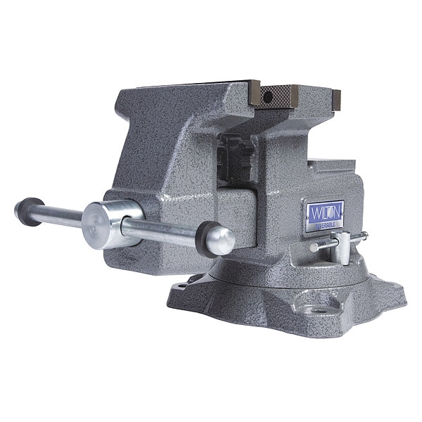 Wilton Combination Vise, Serrated Jaw, 9 7/16" L 4550R | Zoro