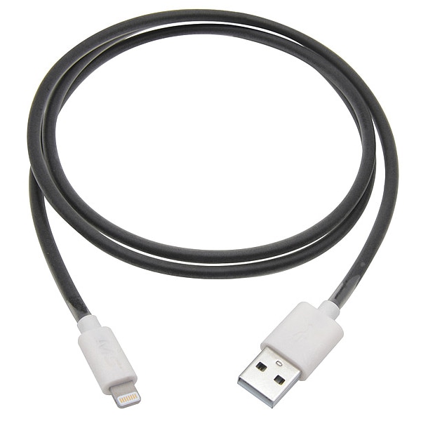 Mobilespec Charger/Sync USB Cable, 3 ft Cable Length MBS06241 | Zoro