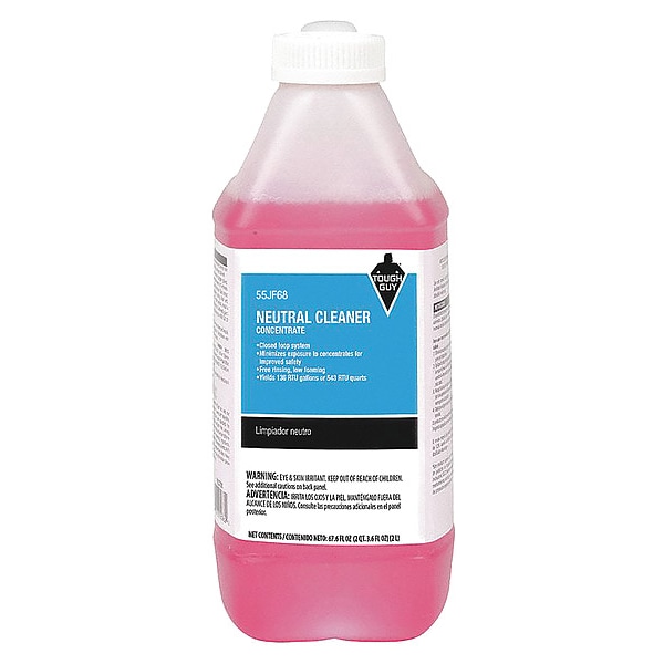 Tough Guy Cleaner/Degreaser, 0.5 Gal Bottle, Liquid, Pink 55JF68 | Zoro