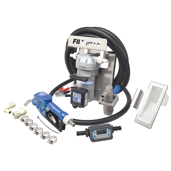 Tuthill DEF Pump Kit, Polypropylene, 12VDC DF012CAT520B | Zoro