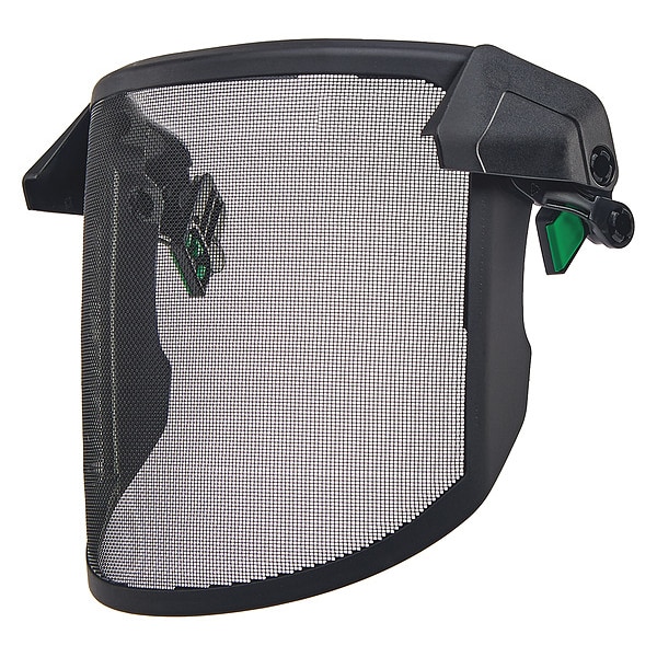 Msa Safety Face Shield, Clear Visor, Steel, Not Applicable Suspension ...