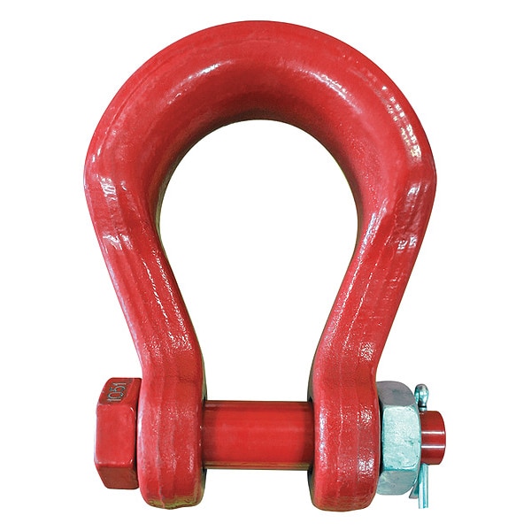 Crosby Wide Body Shackle, 80,000 lb, Alloy Steel 1021584 | Zoro