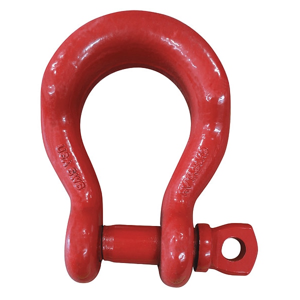 Crosby Wide Body Shackle, 25,000 lb, Alloy Steel 1021682 | Zoro