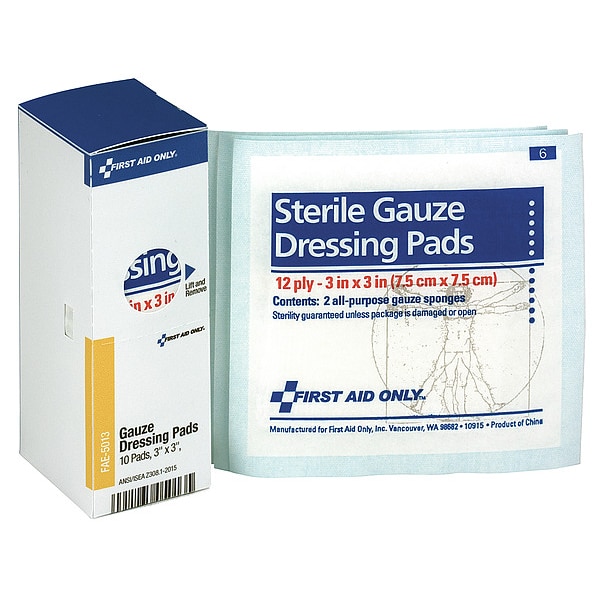Sterile Gauze Pads Of Different Sizes