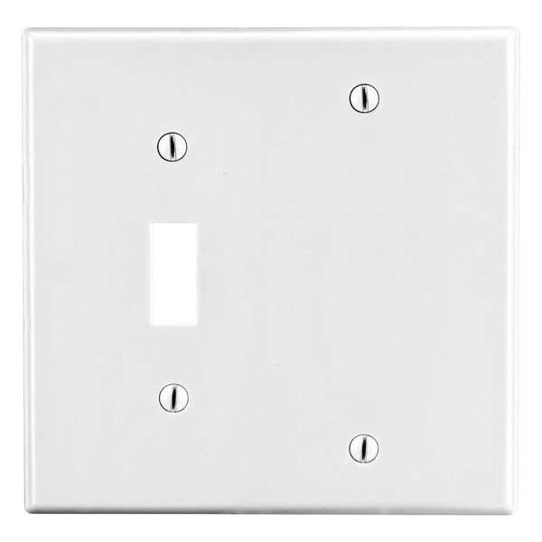 Hubbell Wiring Device-Kellems Toggle Switch/Blank Wall Plate, Number of ...