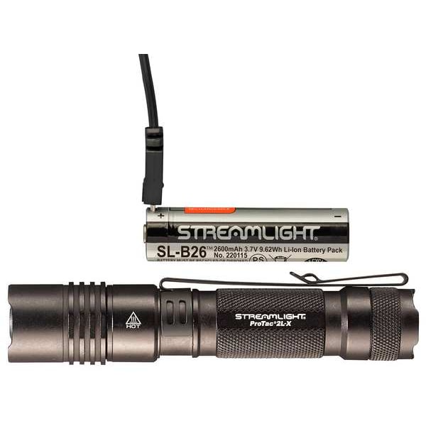 Streamlight Tactical Flashlight, Aluminum, Black, 500lm 88083 | Zoro