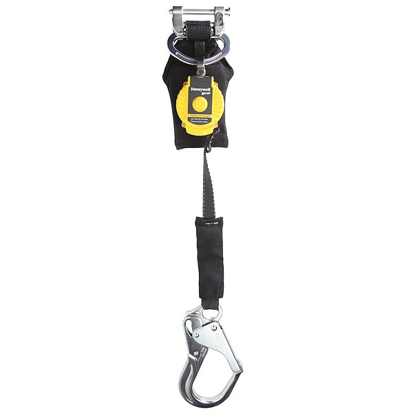 Honeywell Miller Self Retracting Lifeline, 6 ft., Black/Yellow MFLAF-12 ...