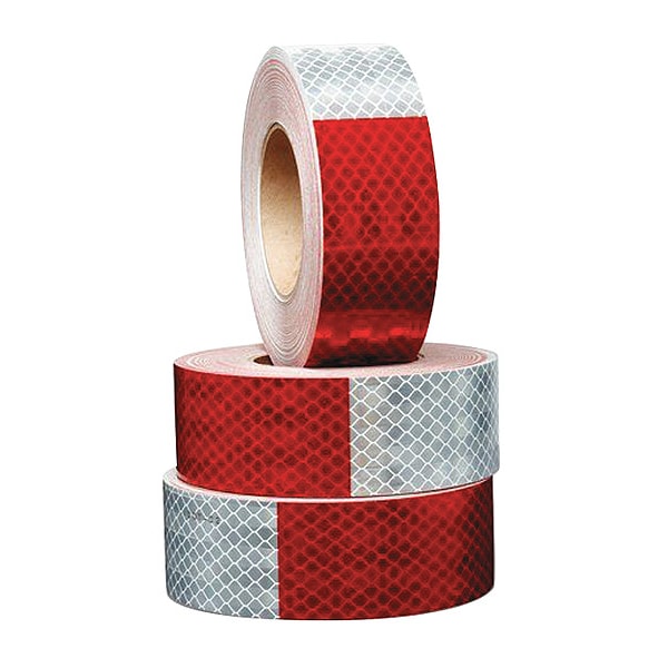 3M 913-326 $51.32 Reflective Tape, Red/White | Zoro.com