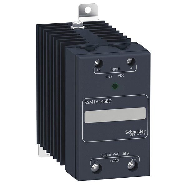 Schneider Electric Solid State Relay, DIN Rail Mounting SSM1A145F7 | Zoro