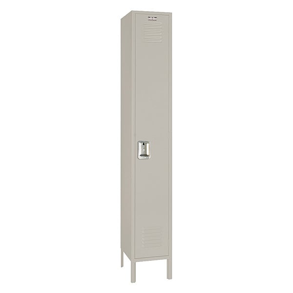Lyon Wardrobe Locker, 15 in W, 18 in D, 78 in H, (1) Tier, (1) Wide ...