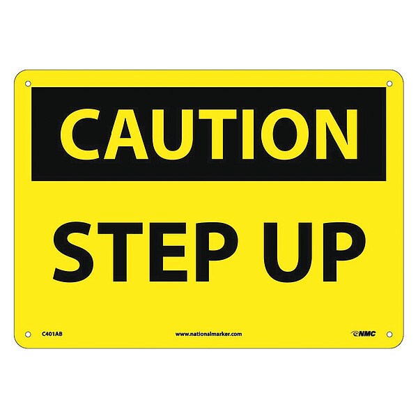 Nmc Caution Step Up Sign, C401AB C401AB | Zoro