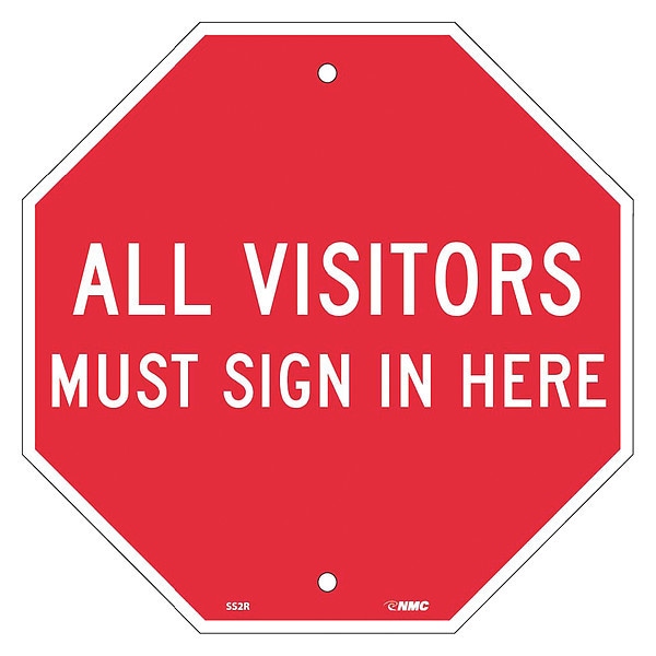 Nmc All Visitors Must Sign In Here SS2R | Zoro