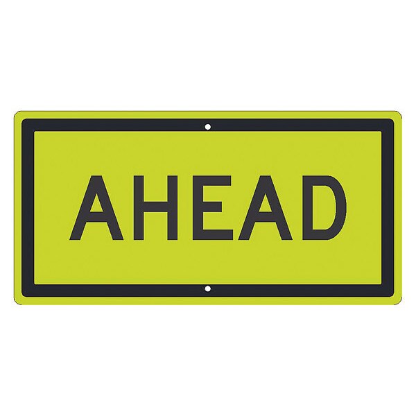 Nmc Ahead Mutcd Sign, TM608DG TM608DG | Zoro