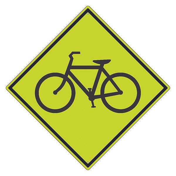 Nmc Bike Crossing Sign TM183DG | Zoro