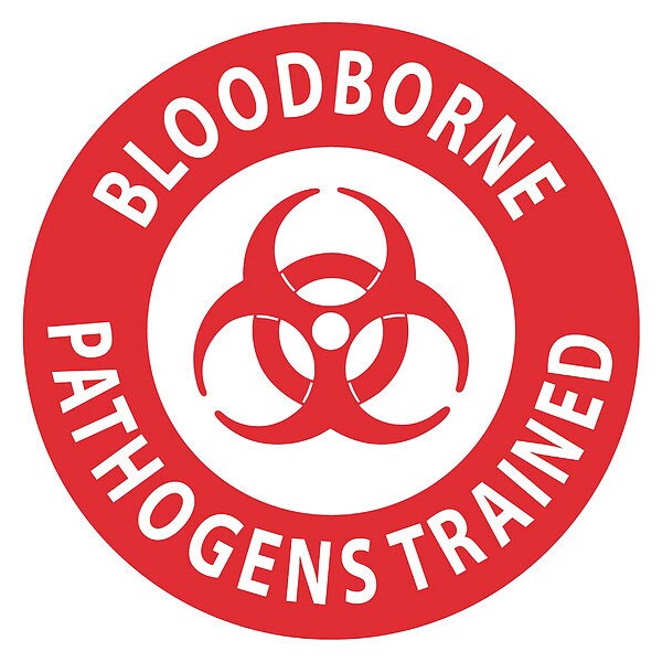 Nmc Blood Borne Pathogens Trained Label, Pk25 HH64R | Zoro