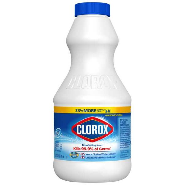Clorox Bleach, Bottle, Original, 12 PK 32251 | Zoro
