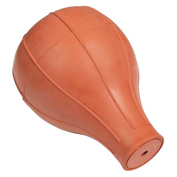 Heathrow Scientific Bulb, Rubber, 150mL Cap., 103mm H HS20630E | Zoro