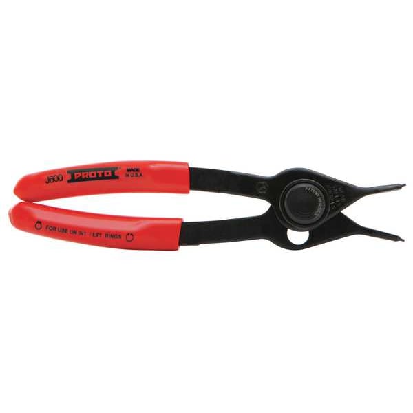 Proto Retaining Ring Plier, Fixed Tip, 5-7/8" L J600 | Zoro