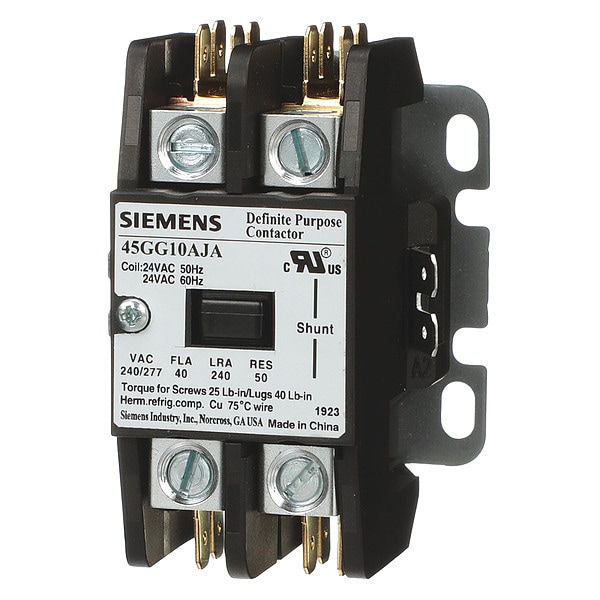 Siemens Definite Purpose Magnetic Contactor, 110V-120V AC, 1 P, Non ...