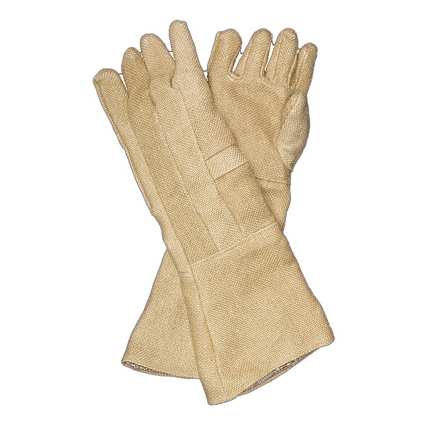 Zetex Plus Knit Gloves, Extended Gauntlet, Beige, Universal, 1 PR ...