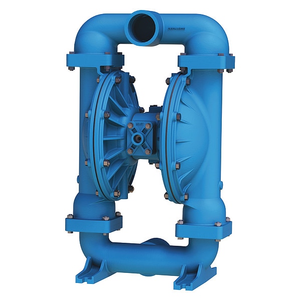 Sandpiper Double Diaphragm Pump, 285 gpm Max. Flow, Max. Dia. Solids: 3 ...