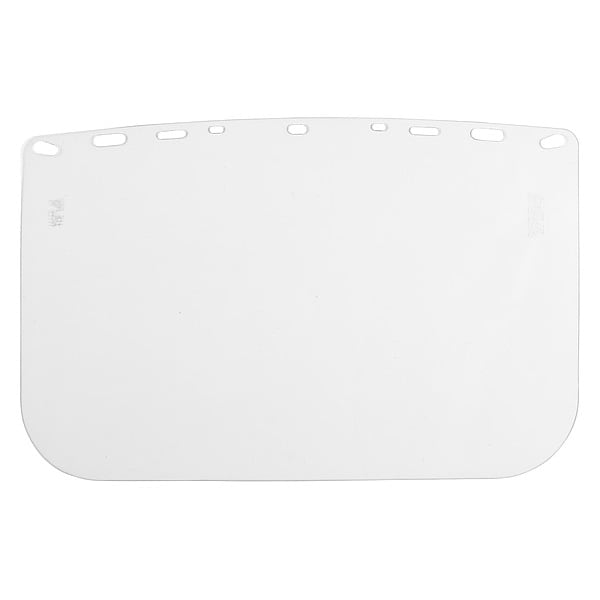 Bullard Face Shield Visor, Clear Visor, 10 in Height, Uncoated Lens ...