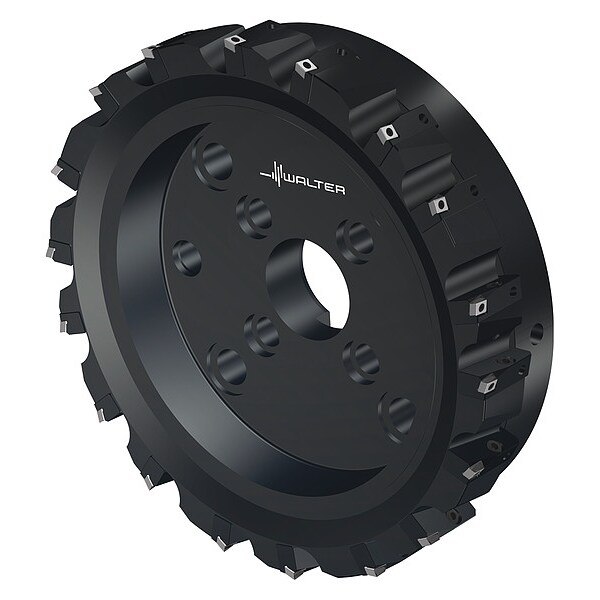 Walter Indexable Face Mill, 18 Inserts, 0.315 in Cut Depth F2010.B.315 ...
