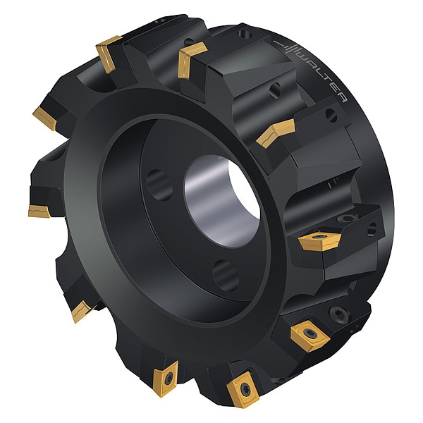 Walter Indexable Face Mill, 10 Inserts, 0.457 in Cut Depth F2010.B.160 ...