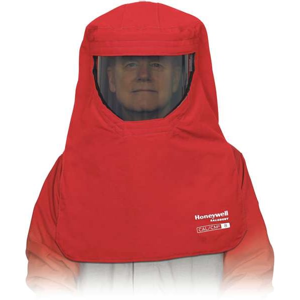 Salisbury Arc Flash Hood, Gray/Red, Universal, HRC 2, ATPV 8 cal/sq cm ...