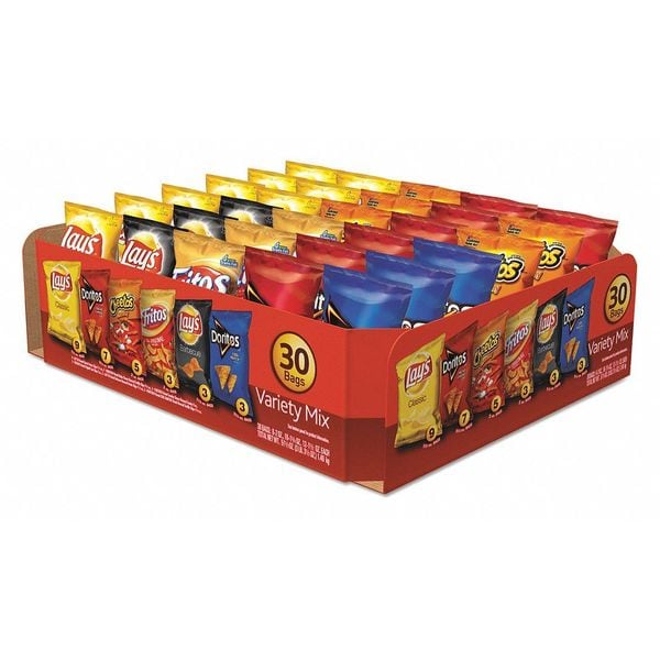 Frito-Lay Classic Chip Variety Mix, Assorted, 30 PK 028400523479 | Zoro
