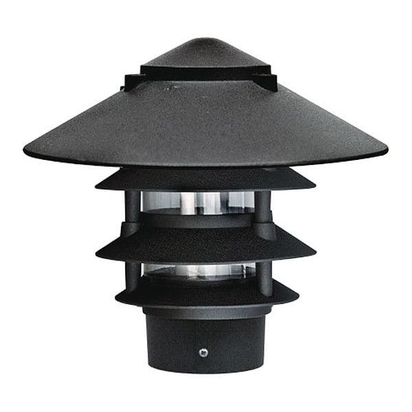 Dabmar Lighting Pagoda Light, D5400, B, Aluminum, 4 Tier D5100-310-B | Zoro