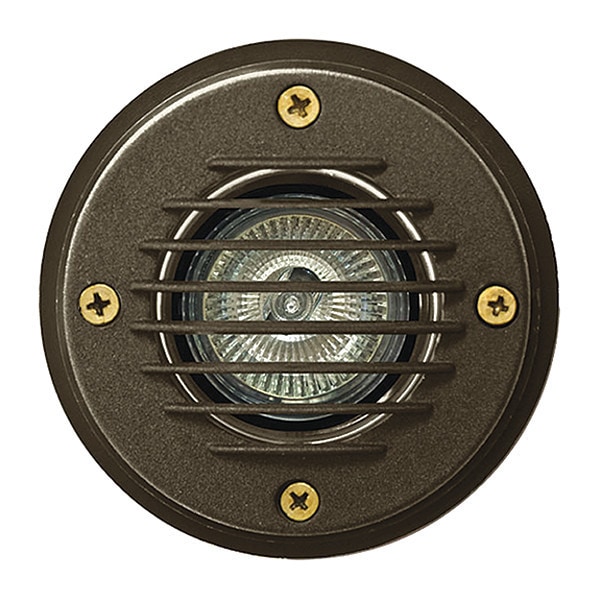 Dabmar Lighting Well Light, 300, BZ, S, Aluminum, Grill LV300-BZ-SLV | Zoro