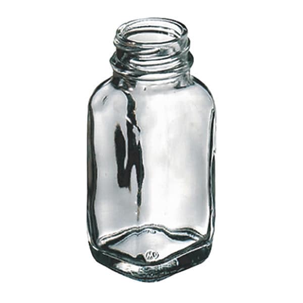 Labelmaster French Square Bottle, 4 oz. KG471F | Zoro