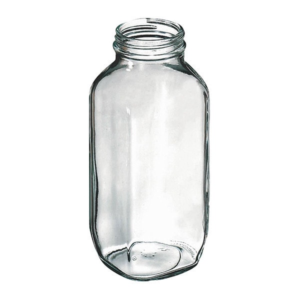 Labelmaster French Square Bottle, 8 oz. KG871F | Zoro