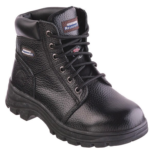 Skechers Womens Steel Toe 6" Boot, Brown, 7, PR 76561 | Zoro