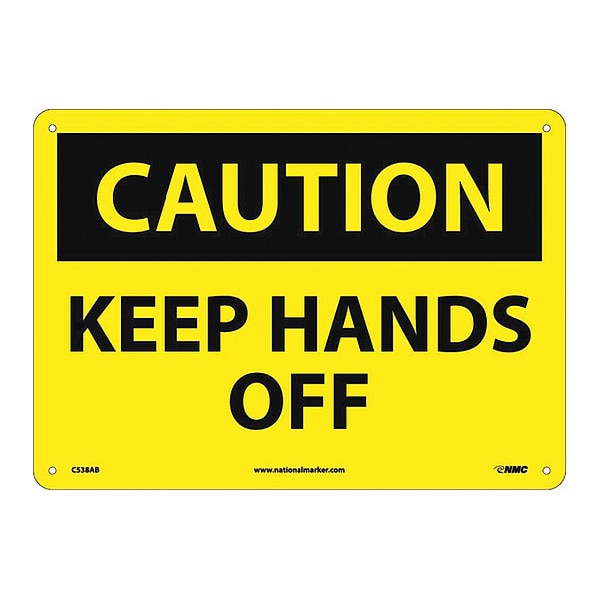 Nmc Keep Hands Off Sign C538AB | Zoro