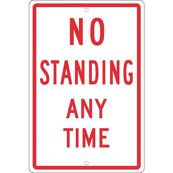 Nmc No Standing Anytime Sign, TM098H TM098H | Zoro