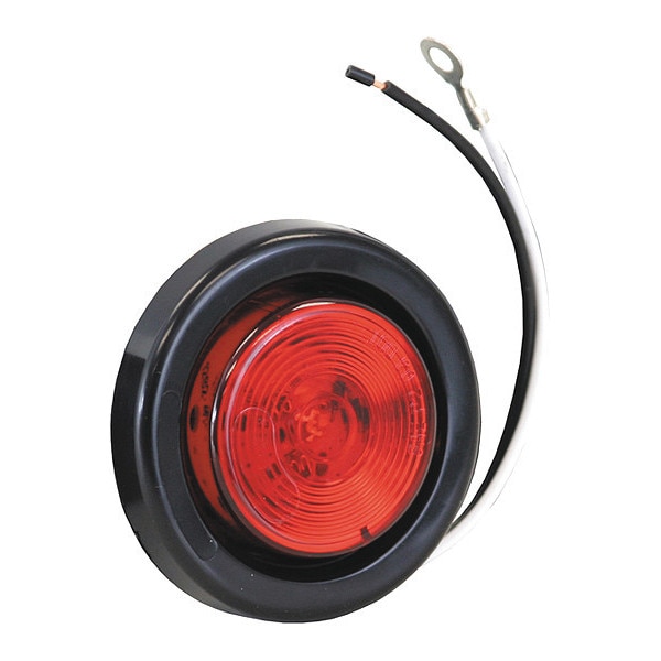 Buyers Products 2 Inch Red Round Marker/Clearance Light Kit With 1 LED ...