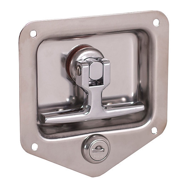 Buyers L8915 Stainless Steel T-Handle Latch, Single Point | Zoro.com