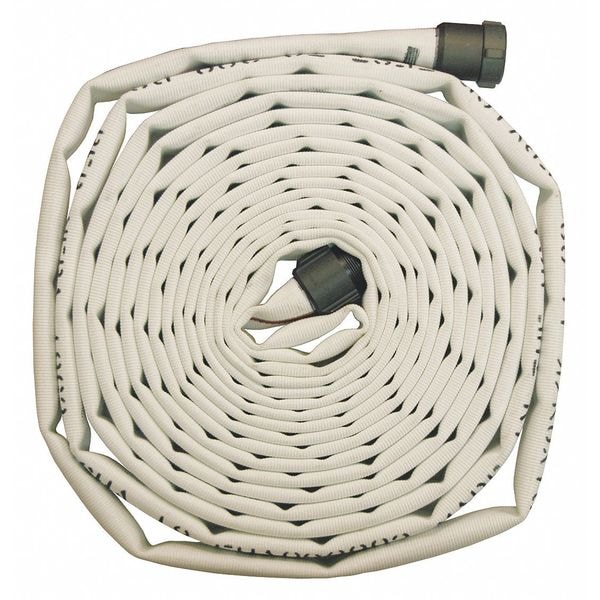 Dixon Poly Fire Hose, AL, NST 1-1/2", 100ft, 500lb A515100RAF | Zoro