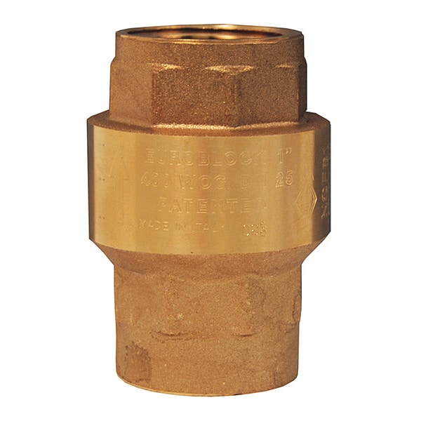 Dixon 1/2" FNPT Brass Spring Loaded Check Valve CV050 | Zoro