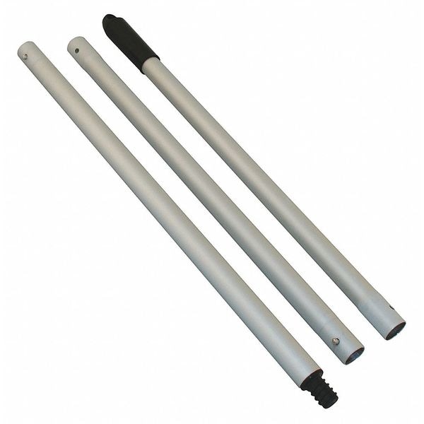 Kraft Tool 60 in Broom Handle, Aluminum CC263 | Zoro