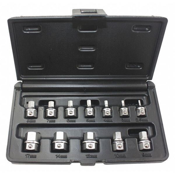 Ezred Super Low Profile Hex Bit Set, 12 pcs HM1000 | Zoro